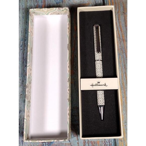 Hallmark | Other | Hallmark Decorative Black Ink Pen With Patterned ...